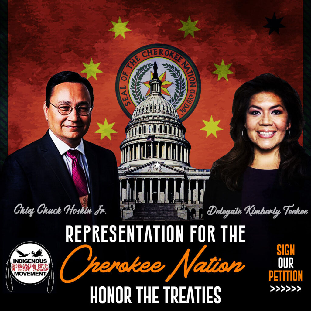 Representation for the Cherokee Nation - Indigenous Peoples Movement