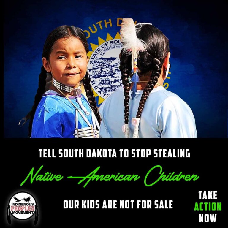 Protect Native Children in South Dakota - Indigenous Peoples Movement